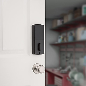 Kwikset 99050-003 Model 905 Value Lock Keyless Entry Electronic Keypad Deadbolt Door Lock for Garage or Side Door, Satin Nickel