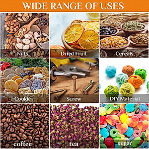 12 Oz Square Plastic Jar Storage Container with Lids Labels Pen, Wide Mouth Clear PET Seal Jar Empty Candy Jar Airtight Plastic Mason Jars Plastic Spice Containers for Kitchen Storage Craft (24 Pcs)