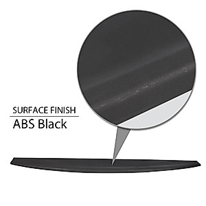 PIT66 Tailgate Molding Cap, Compatible with 09-18 Dodge Ram 1500(2019 Dodge Ram 1500 Classic Body Style)/10-18 Ram 2500 & 3500, 55372052AH/TO1904100, Tailgate Cap Spoiler Moulding Protector Top Cover