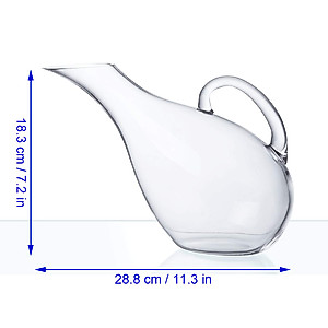 CrystalHouz Crystal Decanter, Medium