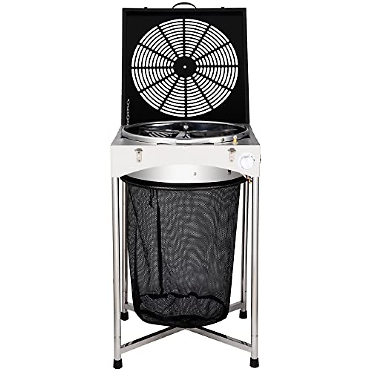 VEVOR Bud Leaf Trimmer, 18 inch Adjustable 3 Speed 110V, Electric Hydroponic Dry or Wet Plant Trimming Machine with Sharp Stainless Steel Blades, Twisted Spin Cut for Flowers, Leaves, Herbs