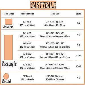 Rectangle Tablecloth Checkered Style Polyester Table Cloth Spillproof Dust-Proof Wrinkle Resistant Heavy Weight Table Cover for Kitchen Dinning Tabletop (Rectangle/Oblong, 52" x 70" (4-6 Seats), Red)