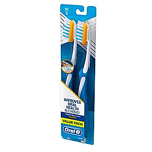 Oral-B Pro-Health Clinical Pro-Flex Toothbrush with Flexing Sides, 40S - Soft, 2 Count