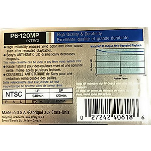 Camcorder Video Tape 8 mm Standard 120 Minutes