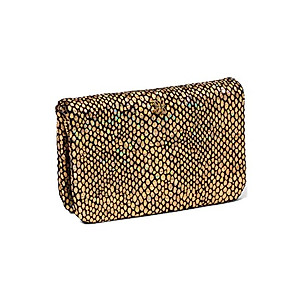 HOBO Eliza Small Zip Around Wallet For Women - Leather Construction With Interior Key Clip, Functional and Charming Wallet Disco Print One Size One Size