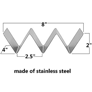 Iconikal Stainless Steel 2 or 3 Tacos Holder Stand Serving Tray Plate, 4-Pack