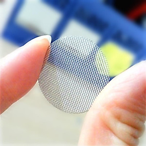 100pcs Faucet Screen Replacement Faucet Aerator Screen Faucet Aerator Stainless Steel 3/4" (0.75"/19.05mm)