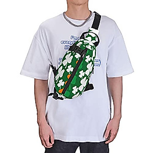 Crossbody Sling Backpack Patricks-Day-Irish-Flag Travel Hiking Chest Daypack One Strap Shoulder Bag