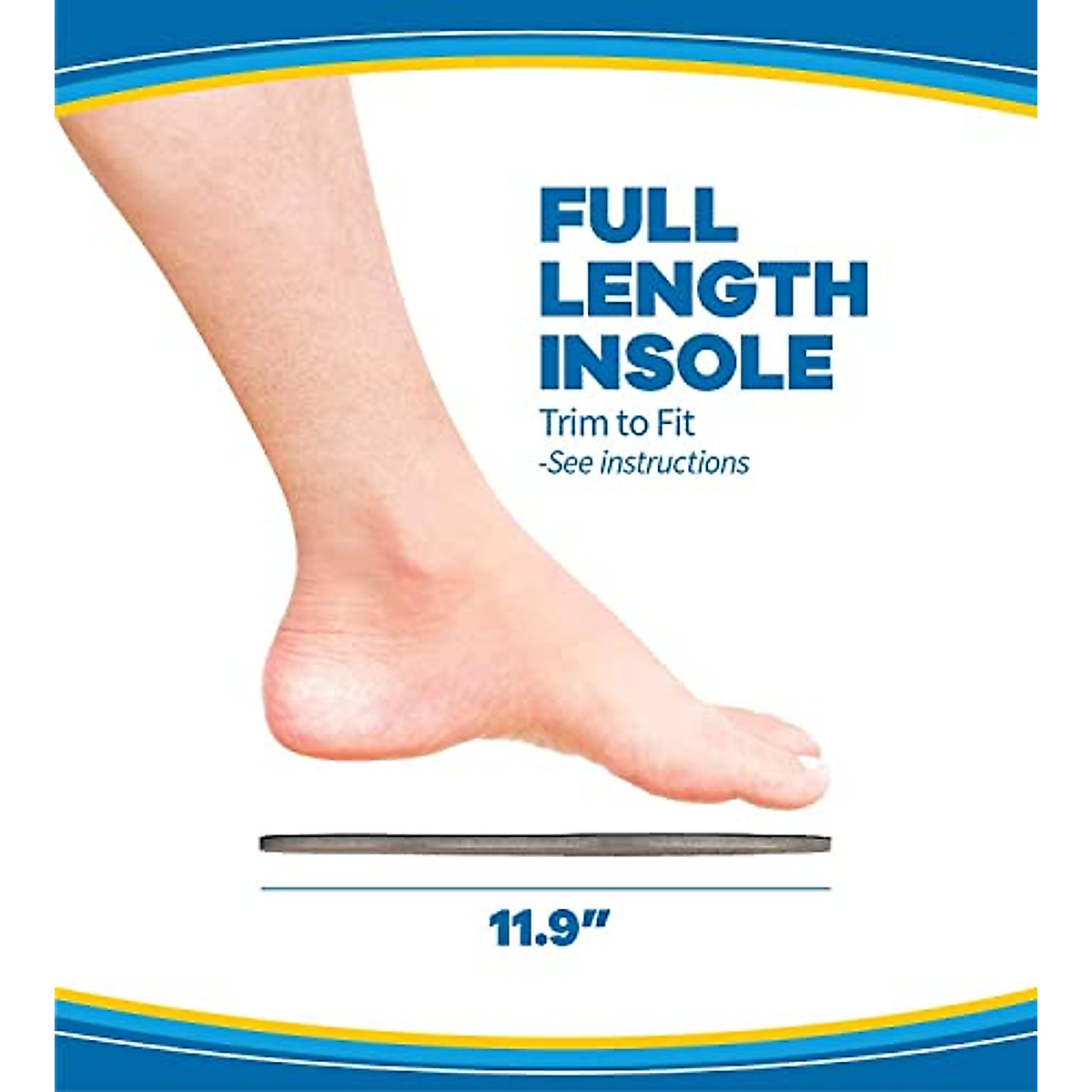 Dr. Scholl's Odor-X, Odor Fighting Insoles, Trim to Fit 1 Pair (Pack of 7)