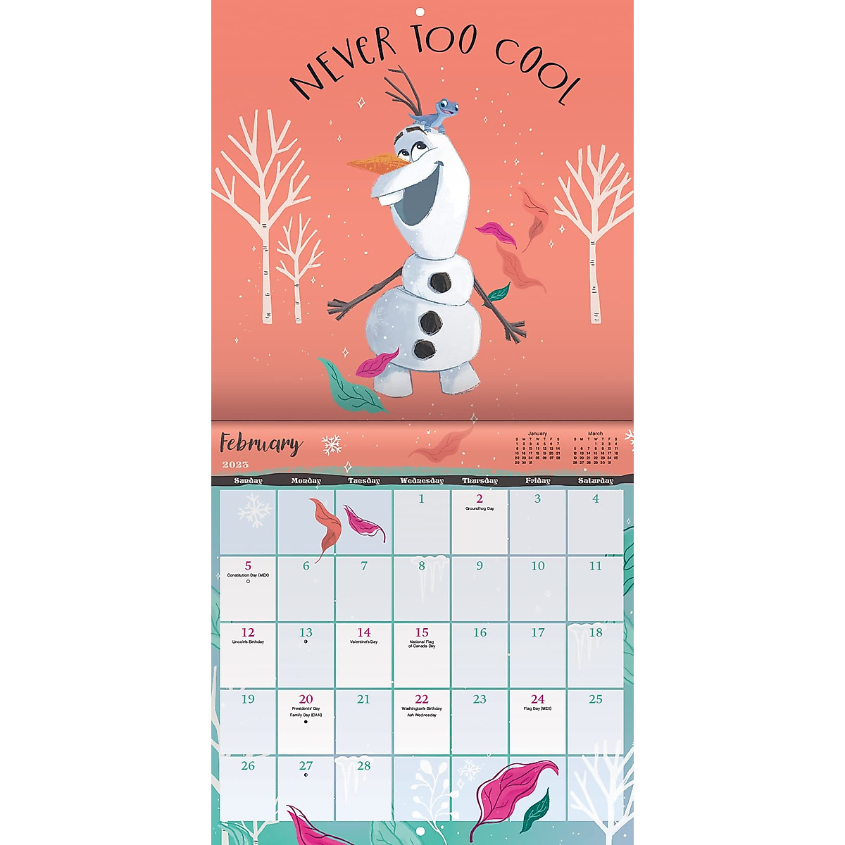 2023 Disney Frozen Wall Calendar