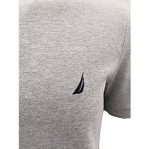 Nautica Men Classic Fit Polo Pique T-Shirt (XX-Large, Grey Heather)