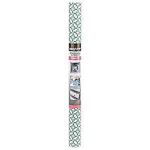 Duck Brand EasyLiner Adhesive Prints Shelf Liner, Fern Starburst, 6 Pack, 20 in. x 15 ft. (287756)