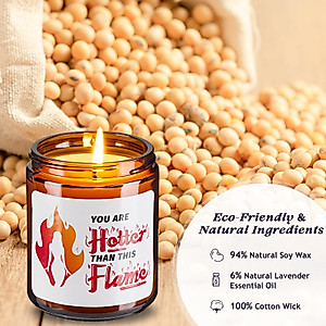 Gifts for Girlfriend from Boyfriend, Lavender Scented Candle, Best Girlfriend Gifts, Funny Birthday Gifts for Girlfriend Fiancee Wife, Couple Gift Ideas for Christmas Anniversary Valentines Day