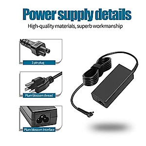 19V Adapter Power Cord For Acer LCD Monitor H236HL SA230 G276HL G246HL G206HQL S271HL S240HL G236HL S220HQL S242HL G226HQL S202HL S230HL G237HL Aspire 3 5 E15 E5 ES1 E1 E11 E3 E14 N15Q1 Laptop Charger