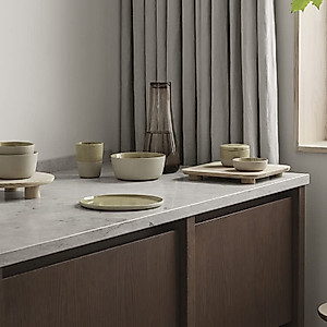 Blomus SABLO Ceramic Stoneware Sugar Container with Lid - Stone