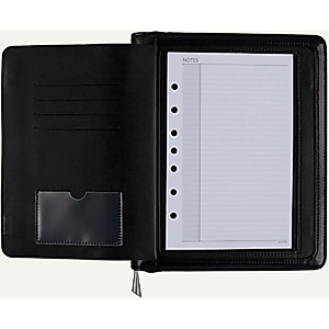 AT-A-GLANCE Day Runner Day Planner, Windsor QuickView, Refillable, Black (101-0299)