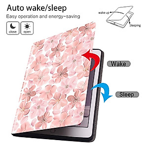 for Samsung Galaxy Tab A8 10.5 2022 Case, Shockproof TPU Hard Back Shell Protective Tablet Cover for Samsung Galaxy A8 10.5 Inch Tablet (SM-X200/X205/X207), Pink Floral