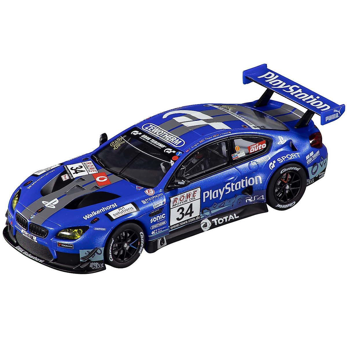 Carrera 27685 BMW M6 GT3 Walkenhorst No.34 1:32 Scale Analog Slot Car Racing Vehicle Evolution Slot Car Race Tracks