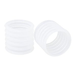 ITROLLE 50PCS Non-Slip Rubber Clothing Hanger Grips Clothes Hanger Strips Use for Wood and Plastic Hangers