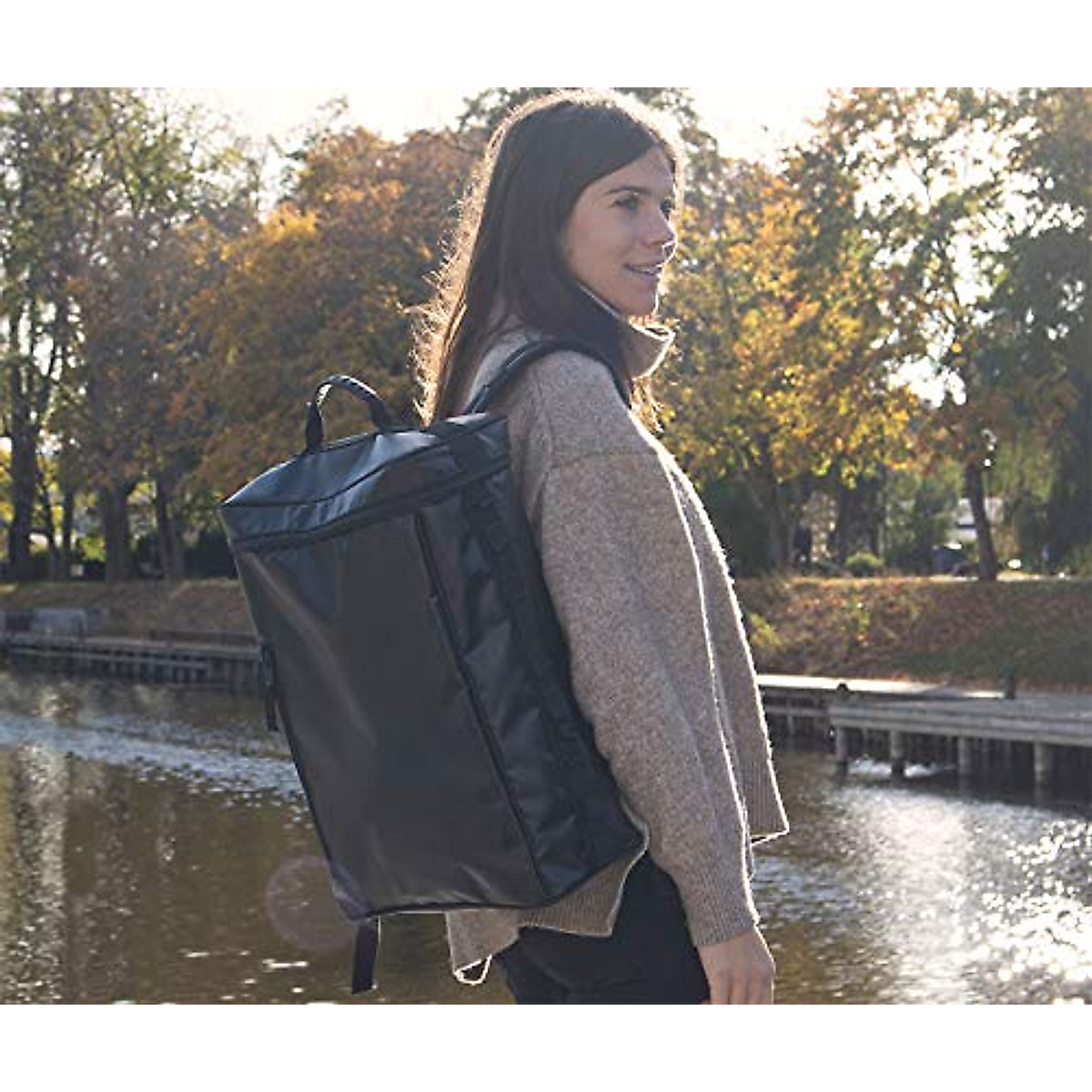 The Friendly Swede Multipurpose Laptop Backpack - Water Resistant Travel Backpack for Men and Women