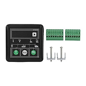 Outdoor Generator Controller Automatic Switch Module Dual Power Switch Controller with LED Display ATS220 AC30‑300V