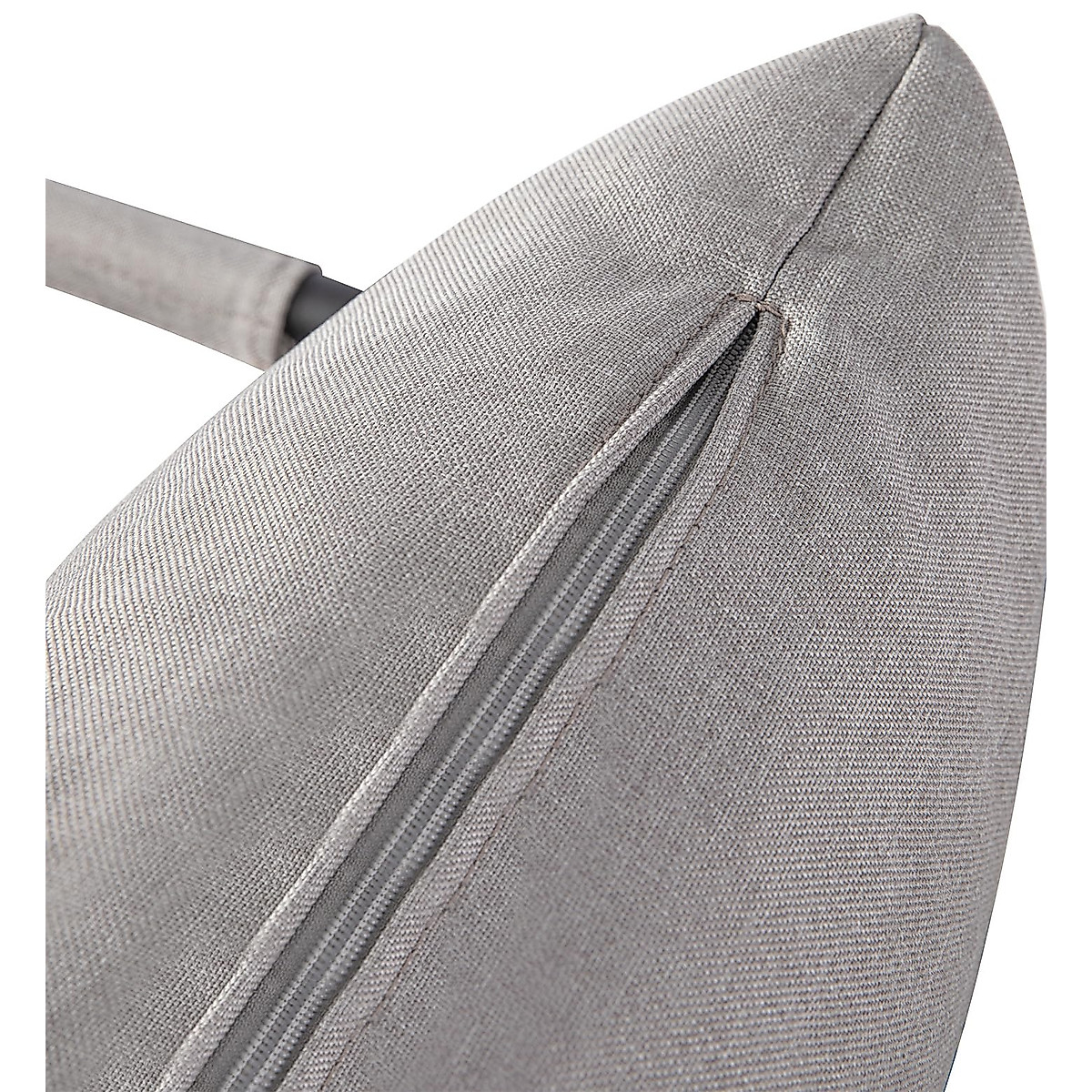 Cfvyne Modern Accent Chair - Simple Metal Framed Armchair, Soft 35D Shredded Foam Cushion Upholstered Comfy Relaxing Chairs for Living Room Bedroom Reading Corner Single Sofa (big size, light brown)