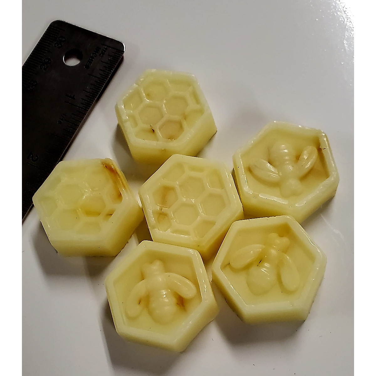 Honeycomb Honey Bee Baby Shower Favors - Birthday Party Goats Milk & Honey Scent Soaps Gender Reveal Party Pack of 20