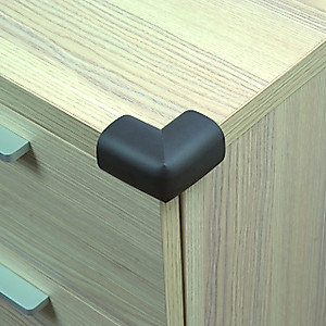 Brown Corner Guards (12 Pack) Soft Foam Furniture Guards for Child Safety - Quick Installation, Damage Free 3M Adhesives - Jool Baby