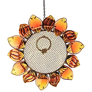 Wild Bird Feeder - Metal Bird Feeders, Sunflower Hanging Bird Feeder, Bird Seeds for Outside Wild Birds Patio & Garden Outdoor Decoration