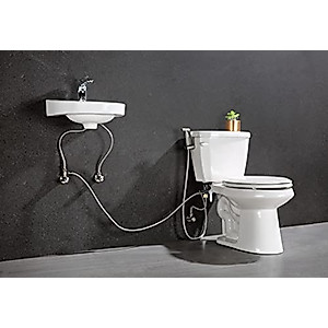 Bidet Sprayer for Toilet, Hot and Cold-water Handheld Sprayer kit. Heated Bidet Sprayer, Warm Water mixer valve, T valve, Hot Cold Mixer Valve, Toilet sprayer, diaper sprayer, Bidet hot and cold