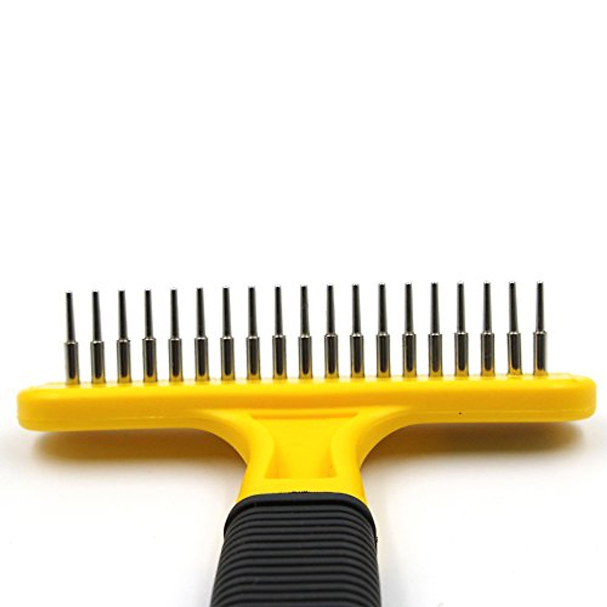 Pet Republique Dog Dematting Comb Rake – Undercoat Mat Brush - Knot out for Dogs, Cats, Rabbits, Any Long Haired Breed Pets - Undercoat Rake Design