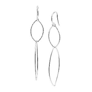 Silpada 'Interlocking' Drop Earrings in Sterling Silver