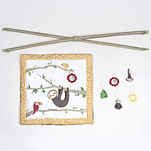JumpOff Jo – Infant Activity Gym and Baby Play Mat – Ages 0-18 mo. – Sloth