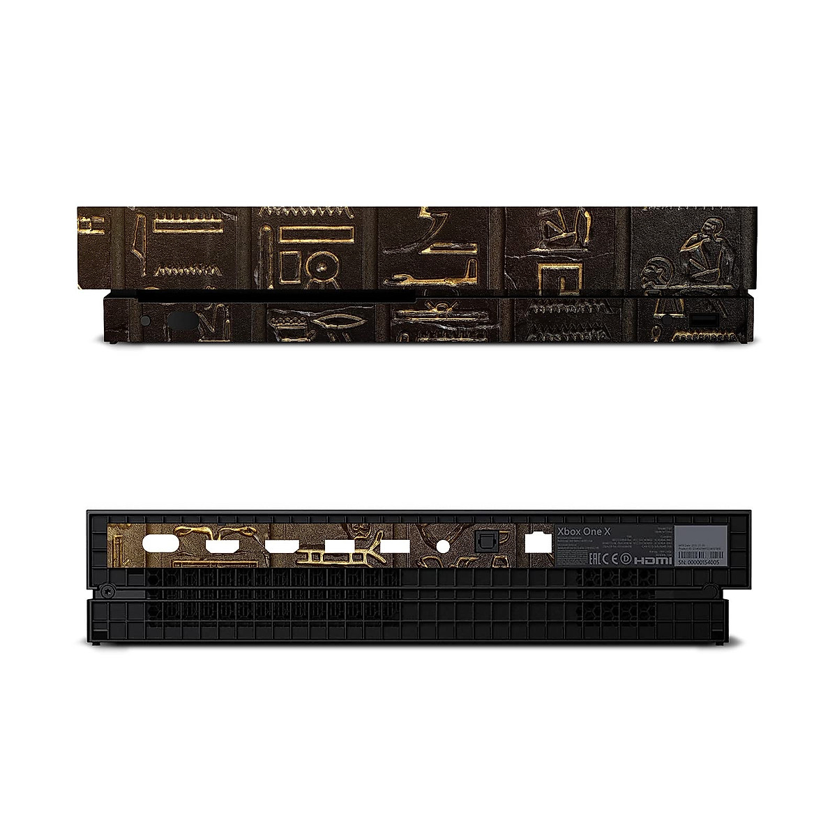 Head Case Designs Officially Licensed Assassin's Creed Logo 3D Heiroglyphics Origins Graphics Matte Vinyl Sticker Gaming Skin Decal Cover Compatible With Xbox One X Console