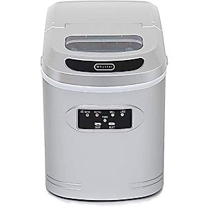 Whynter IMC-270MS Compact Ice Maker, 27-Pound, Metallic Silver