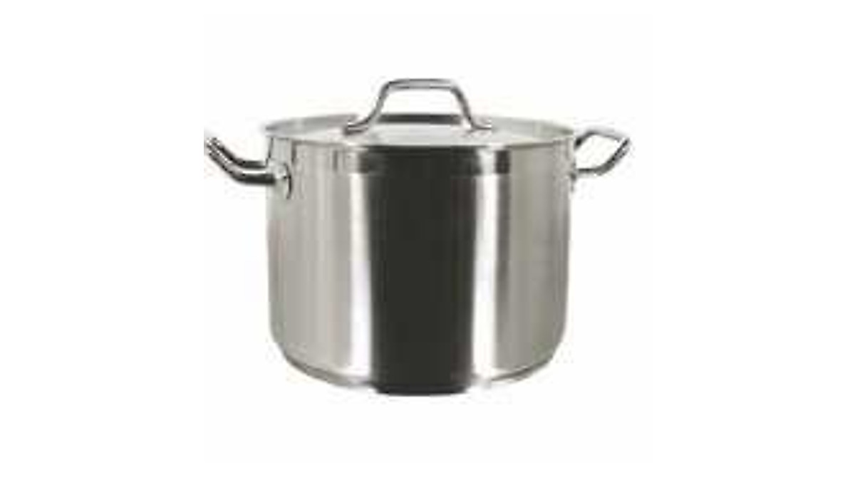 40 QT Heavy Gauge Stainless Steel Stock Pot - NSF Certified