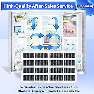 6Pack Air Filter Compatible with Whirlpool W10311524 AIR1 Refrigerator Air Filter