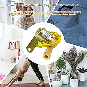 4040 24Volt Humidifier Solenoid Vavle Brass Air Valve By prime&swift Fit for Humidifier Replaces 400 500 600 700 600M 700M 768 760A 550 568 560A 560