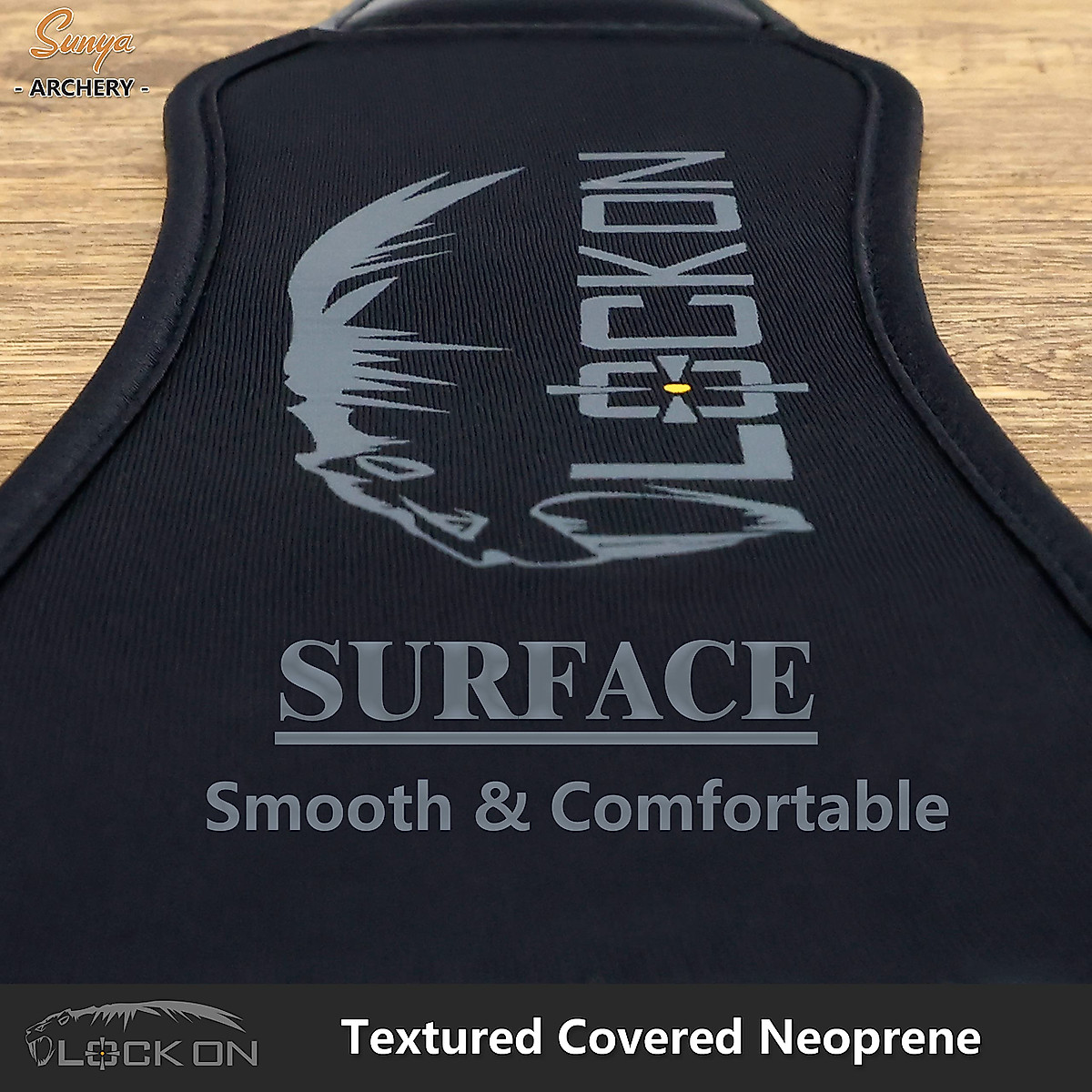 SUNYA Neoprene Crossbow Sling, Wide and Thick Padded on Shoulder, Strap with Swivels