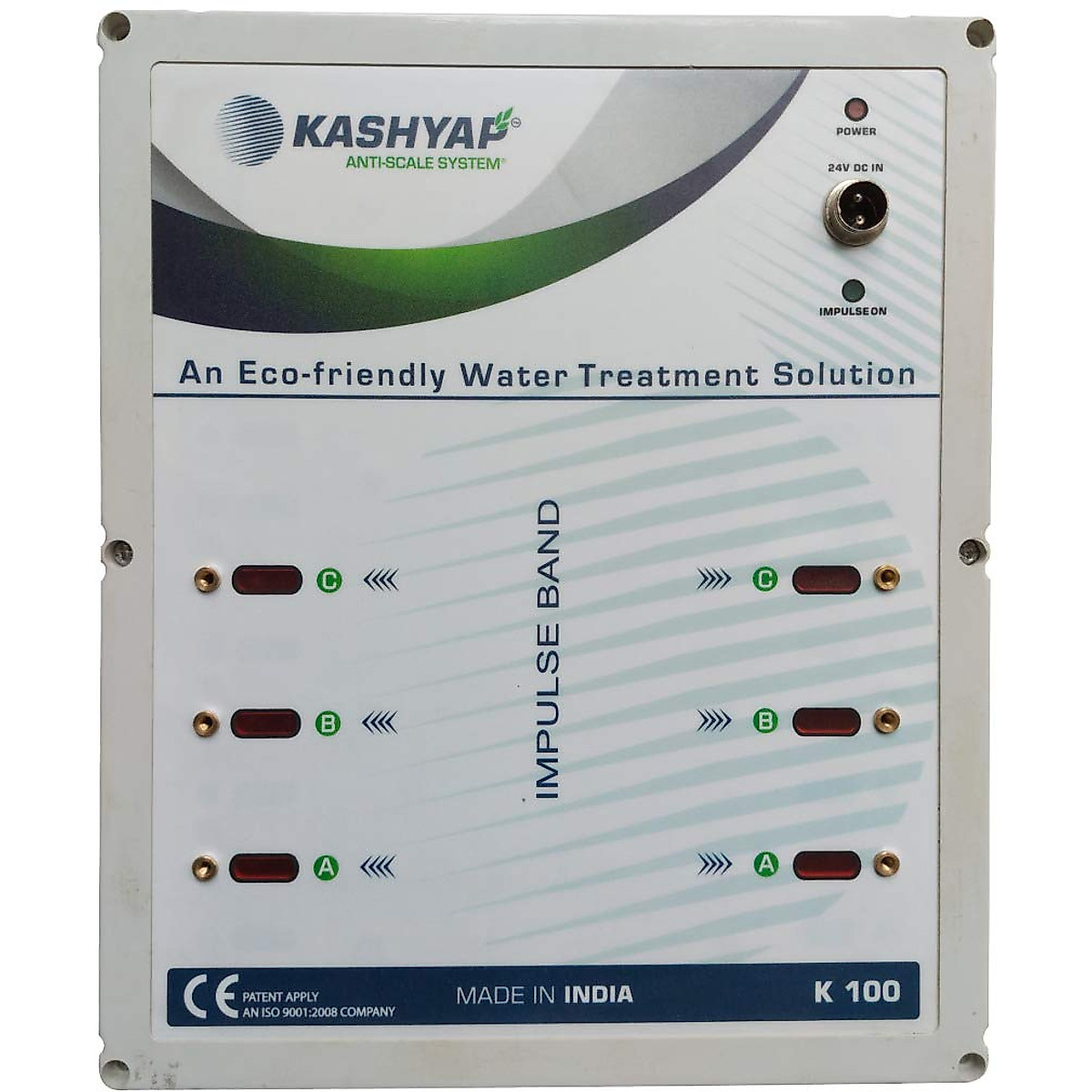 KASHYAP K100 Hard Water Mineral Descaler (6 inch pipes / 440 GPM) with water softener and clean water benefits