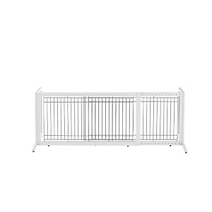 Richell Freestanding Pet Gate, Large, Origami White