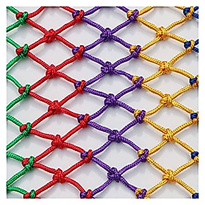 AWSAD Children' s Safety Net Outdoor Balcony Garden Fence Truck Net Safety Net Rope Nylon Net car Accessories Net Cover wear- Resistant Net Rope car Sealing Net