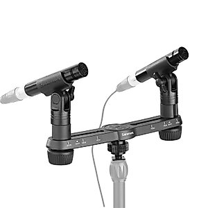 Saramonic Paired Acoustic Studio Condenser Microphones with Adjustable Mount Professional Video Microphone (SR-M500)