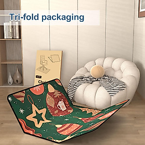 Mapuon Heavy Duty Desk Chair Mat for Carpet & Hardwood Floors, 48" x 36" Exquisite Jacquard Floor Mat Office Chair Mat for Carpeted Floors and Hardwood Floor for Home Office