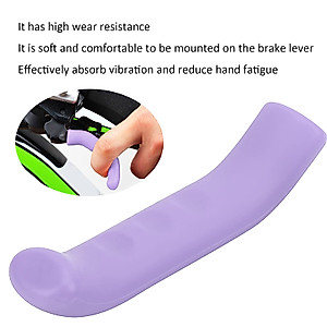 Keenso 1 Pair 4 Colors Anti-Slip Silicone Bike Brake Lever Grips Waterproof Brake Lever Cover Bike Brake Handle Grips Protector()