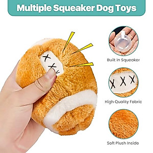 Ethical Plush Football Dog Toy, 4-1/2-Inch