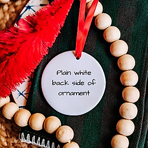 Engagement Ornament 2024, Our First Christmas Engaged, Personalized Tree Decoration, Western Couple Gift (Personalized)