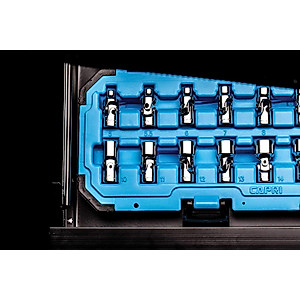 Capri Tools 1/4 in. Drive Universal Socket Set, 5-15 mm Metric, 12-Piece