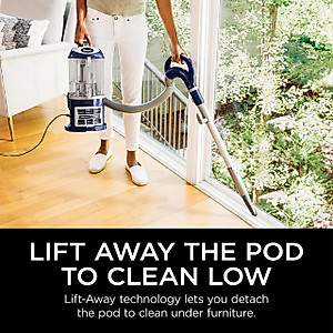 Shark NV360 Navigator Lift-Away Deluxe Upright Vacuum with Large Dust Cup Capacity, HEPA Filter, Swivel Steering, Upholstery Tool & Crevice Tool, Blue