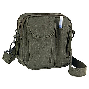 Rothco Vintage Canvas Organizer Bag, Olive Drab